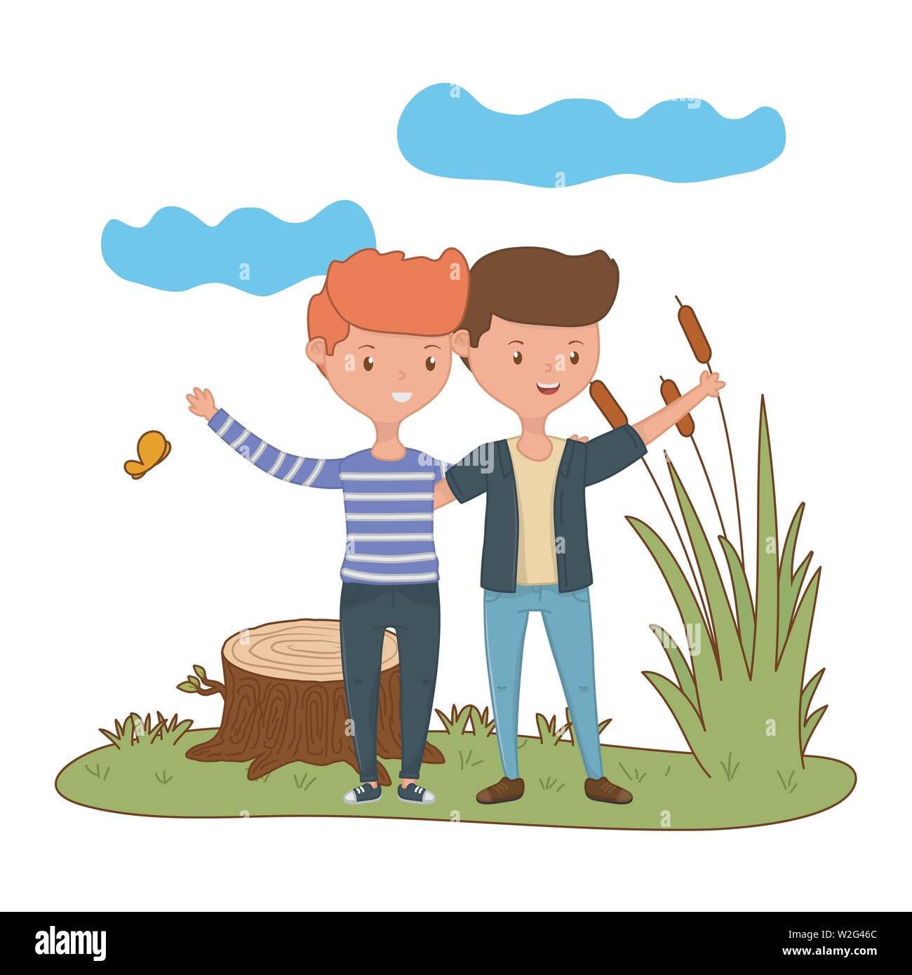 Teenager boys design, Friends male people young teen and man theme ...