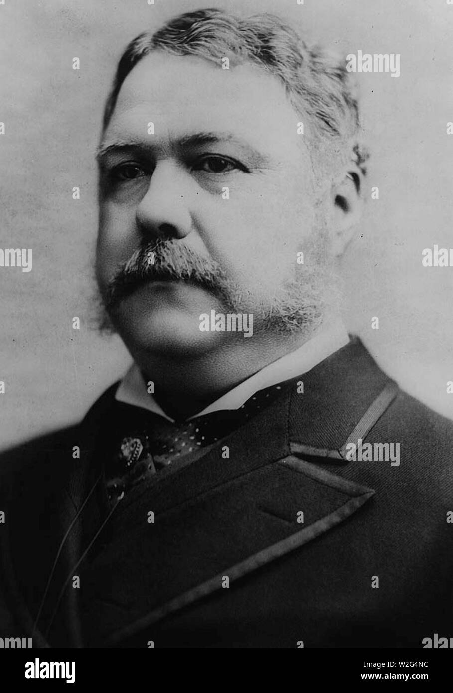 Chester A Arthur - cropped Stock Photo - Alamy