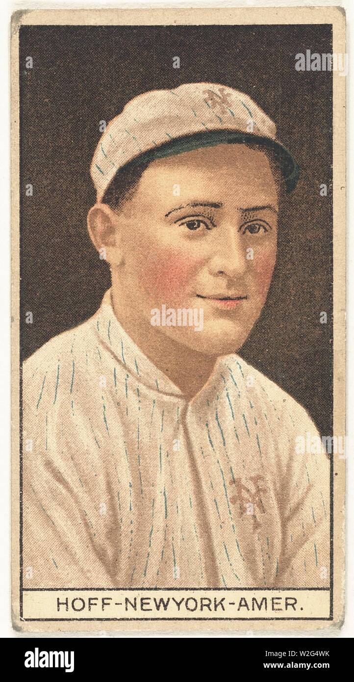 Chester Hoff, New York Highlanders, baseball card portrait Stock Photo ...