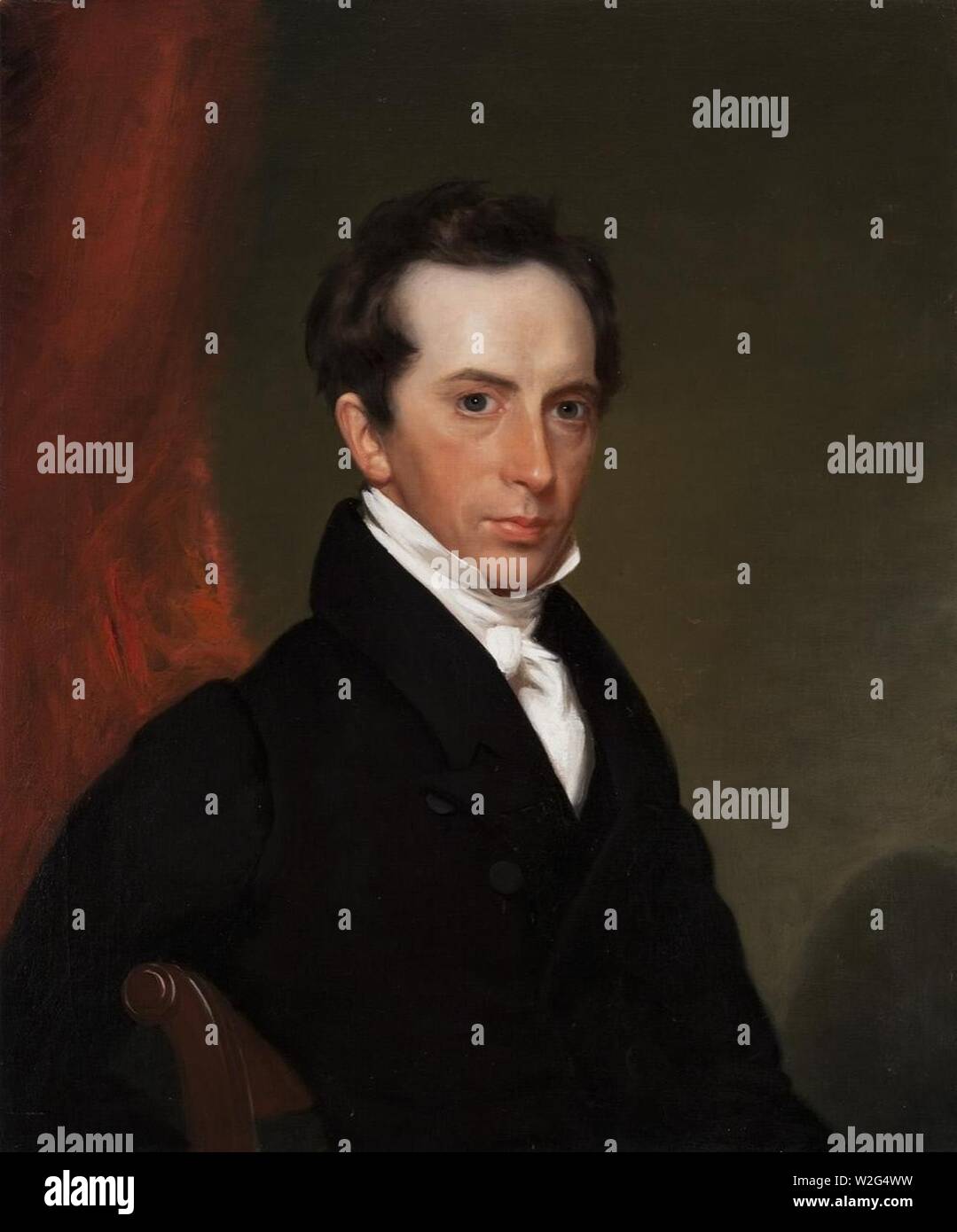 Chester Harding - Portrait of Stephen Salisbury II Stock Photo - Alamy