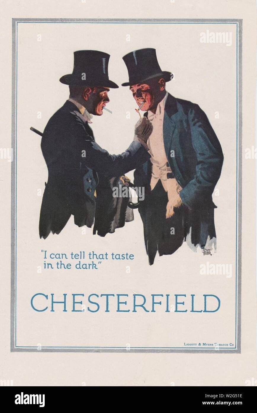 Chesterfieldcigarettes hi-res stock photography and images - Alamy