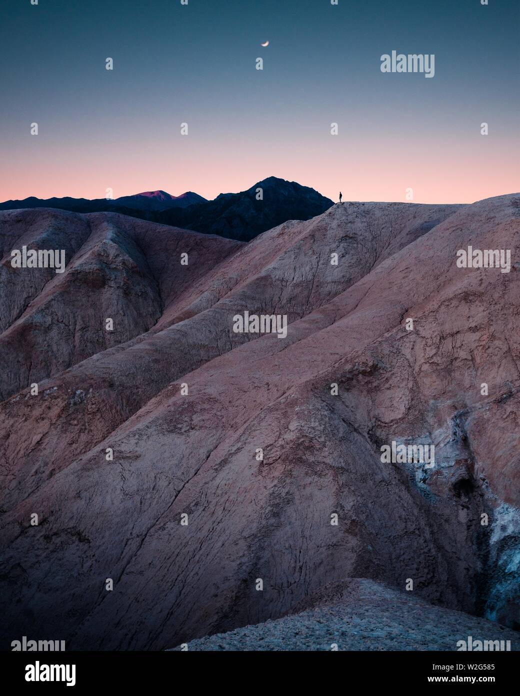 Beautiful rocky mountains and hills with amazing breathtaking starry ...