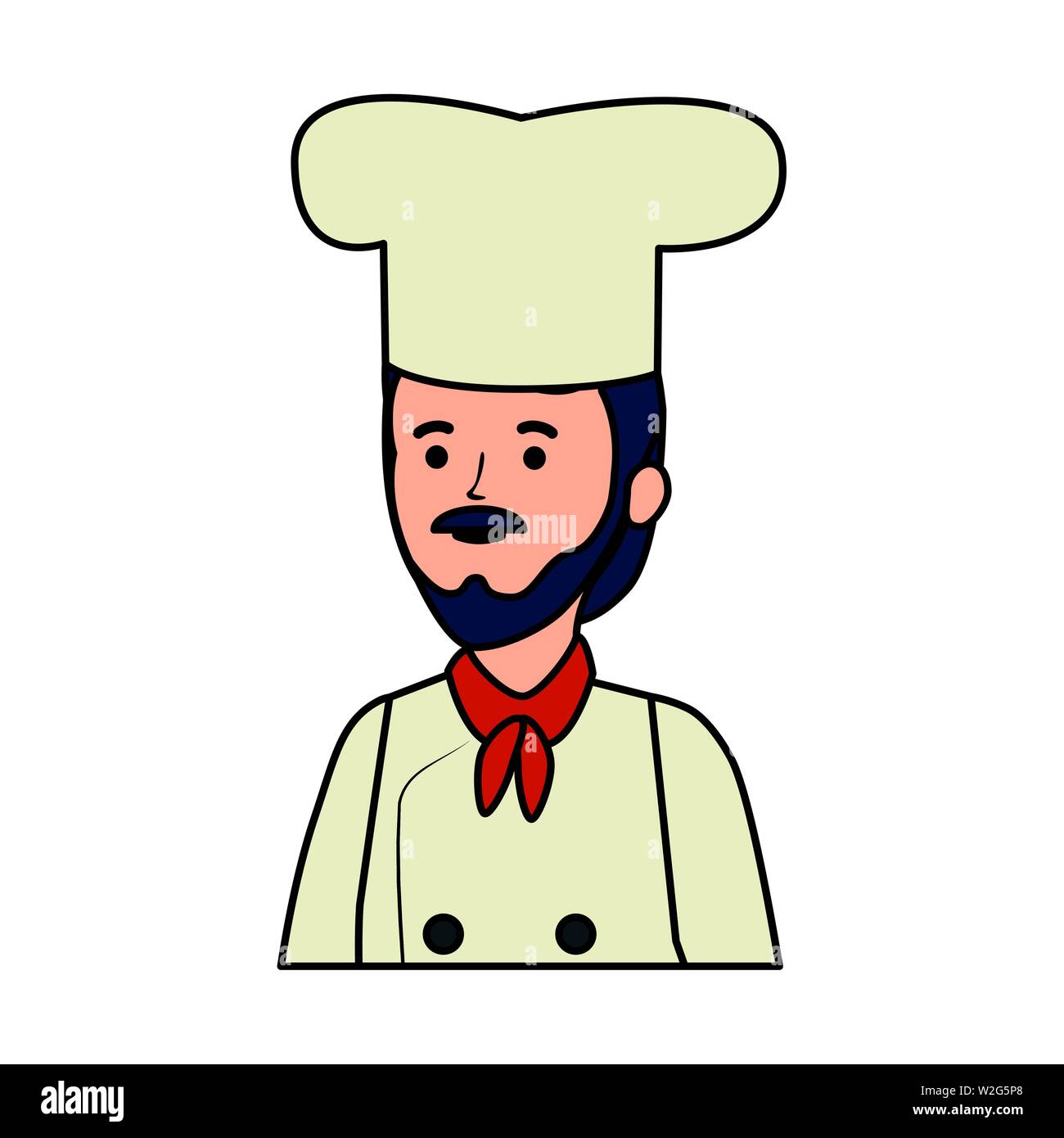 Man male avatar kitchen Cut Out Stock Images & Pictures - Alamy