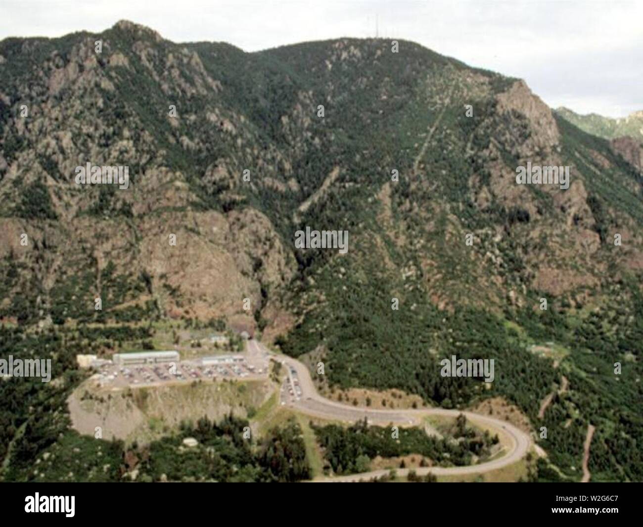 Cheyenne mountain aerial hi-res stock photography and images - Alamy