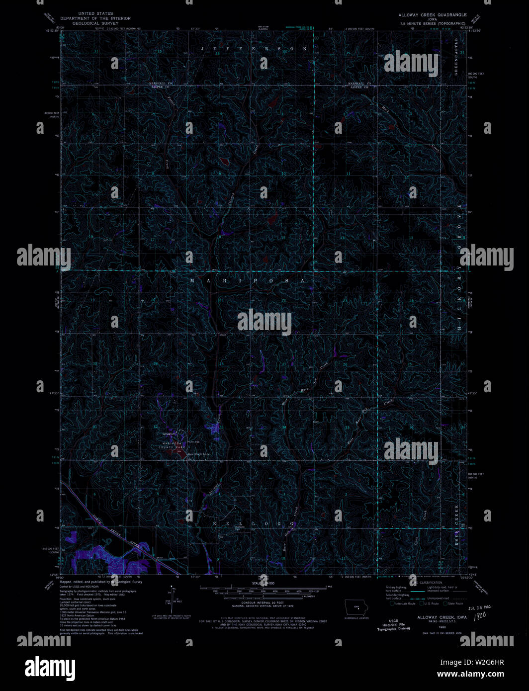 Map of alloway hi-res stock photography and images - Alamy