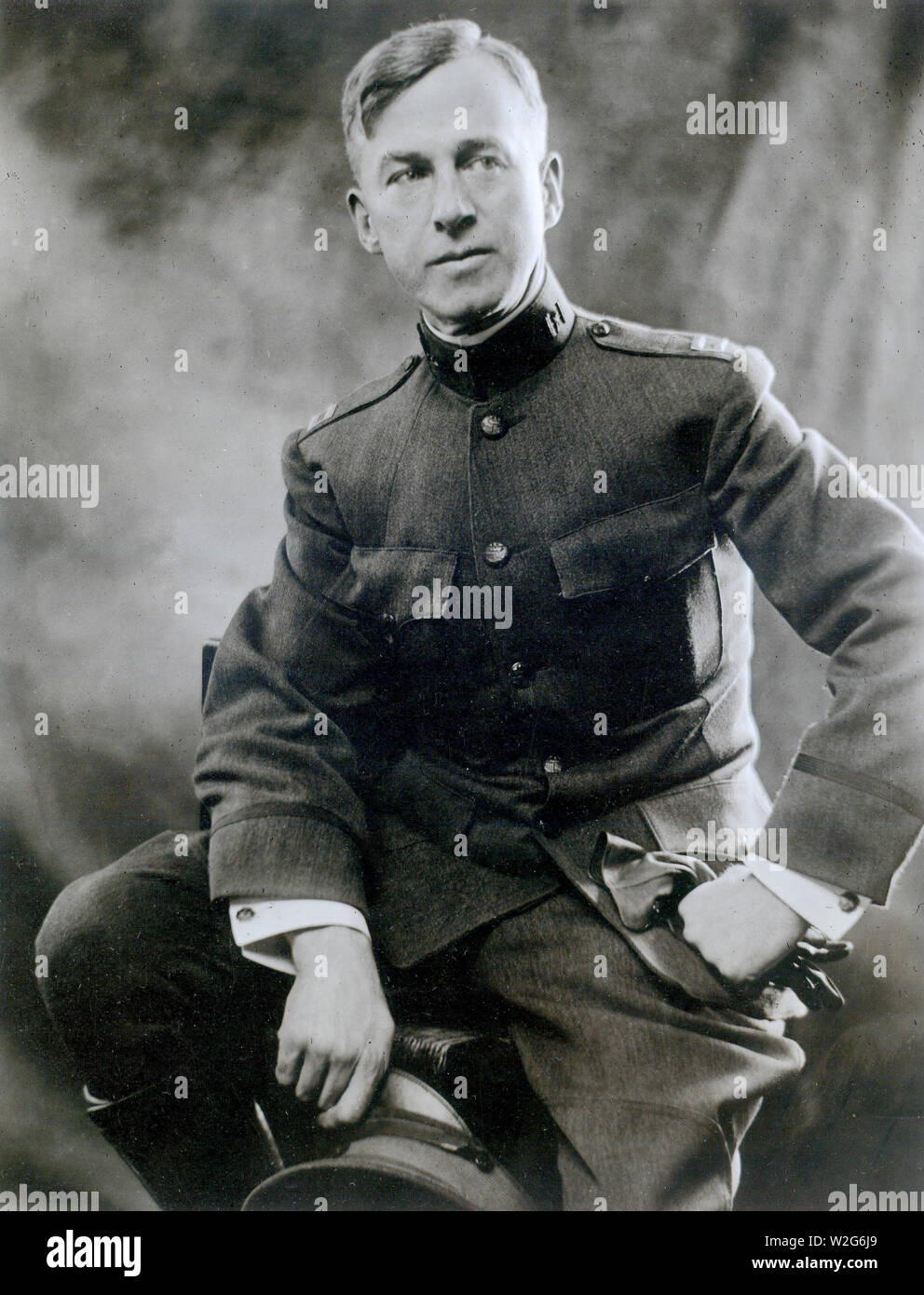 This is a photograph of Captain William Aylward, an artist with the ...