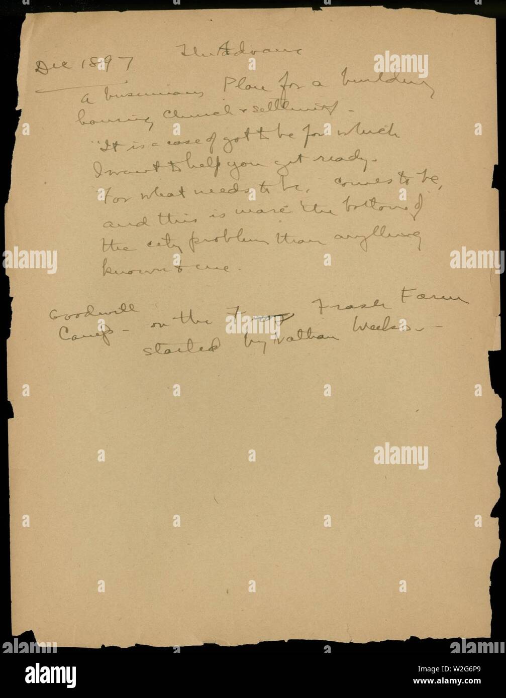 Chicago Commons Notes Stock Photo - Alamy