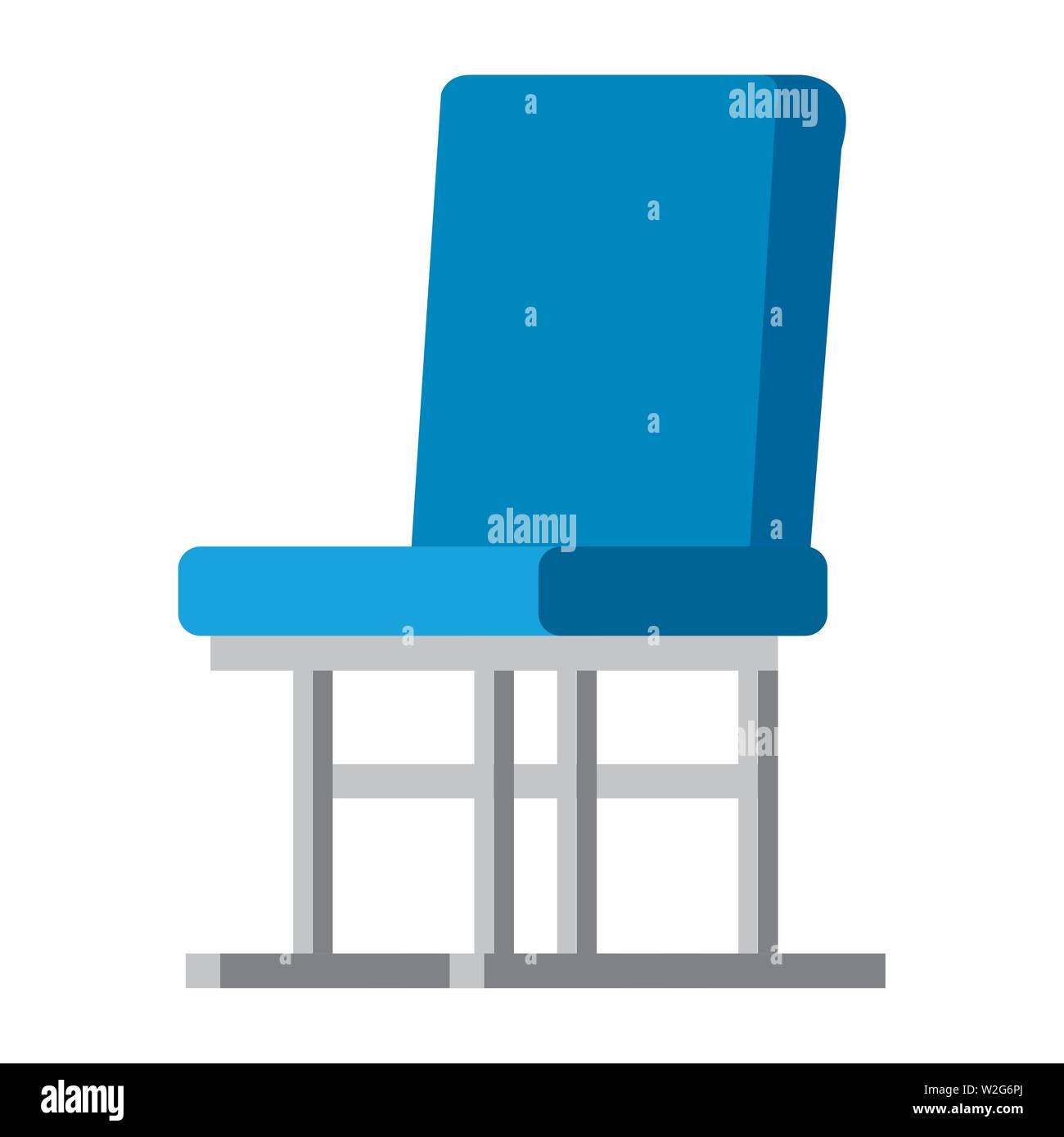 waiting room chair isolated icon Stock Vector Image & Art - Alamy