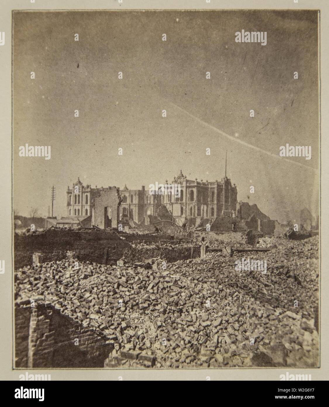 Historic chicago fire 1871 hi-res stock photography and images - Alamy