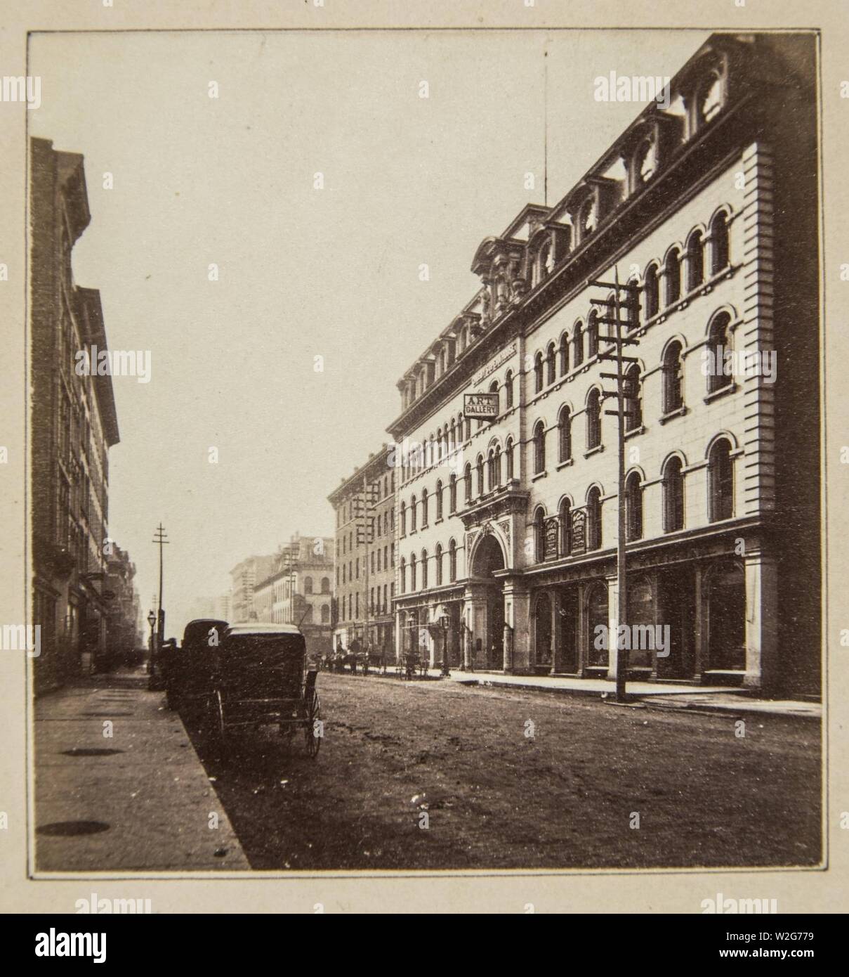 Chicago pre-fire, Crosbys Opera House Stock Photo - Alamy