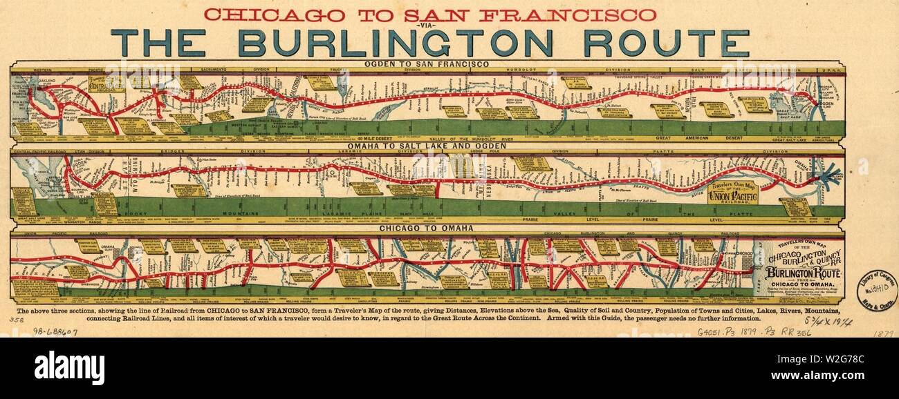 Burlington route hi-res stock photography and images - Alamy