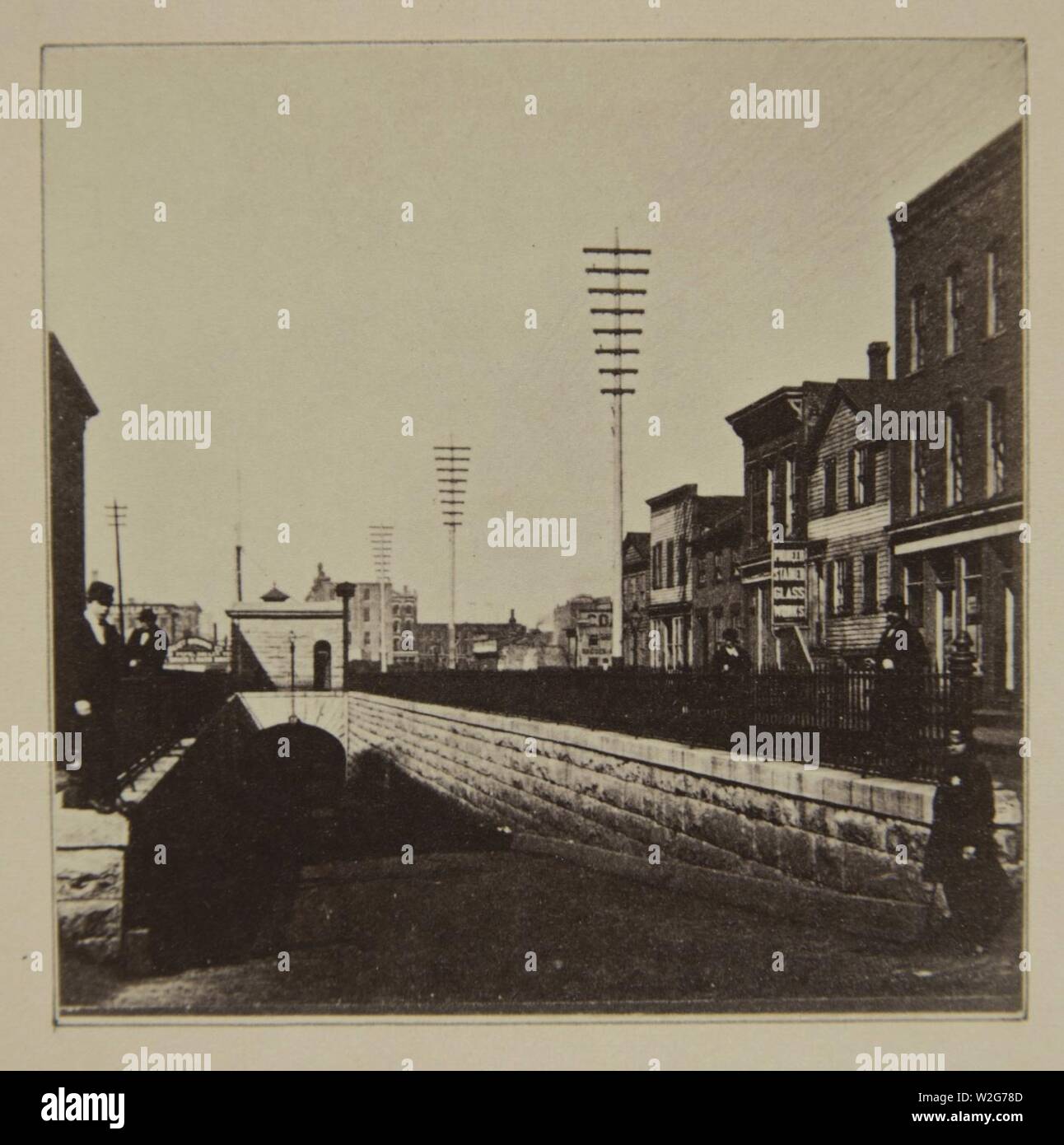 Chicago pre-fire, Washington St. Tunnel Stock Photo - Alamy