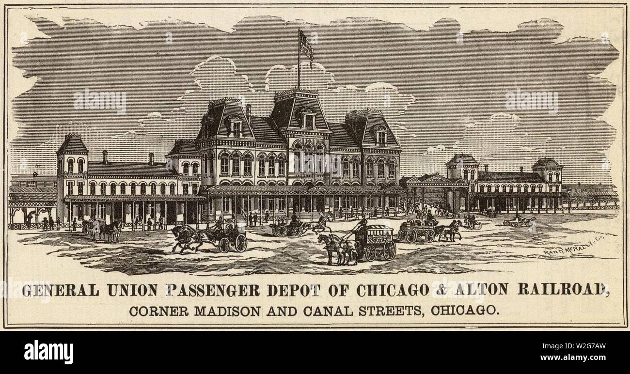 Chicago union station historical hi-res stock photography and images ...