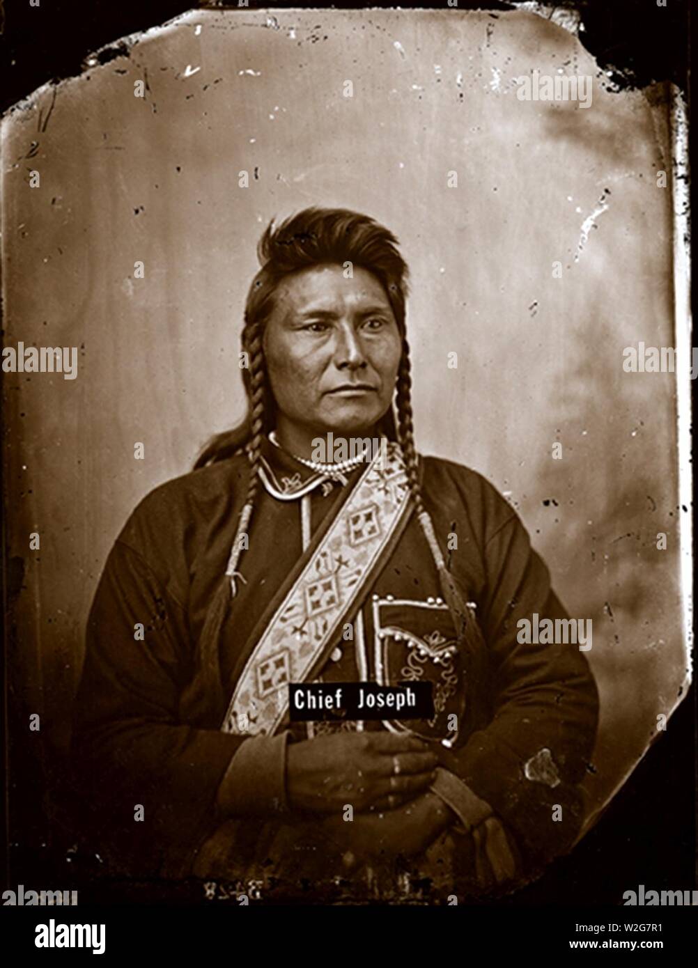 Chief Joseph by Orlando Scott Goff 1877 Bismarck Dakota Territory Stock ...