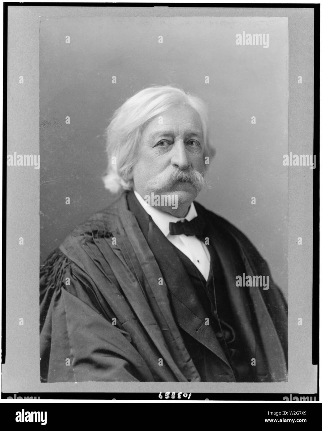 Chief Justice Melville Weston Fuller, half-length portrait, facing ...