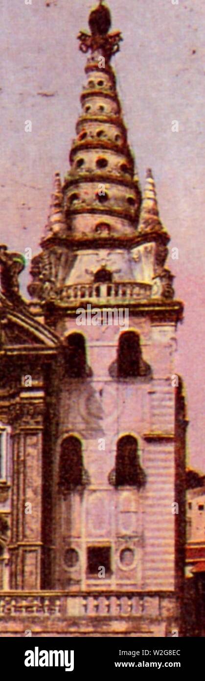 Chiesa Messina San Gregorio 1870 Detail2 Stock Photo - Alamy