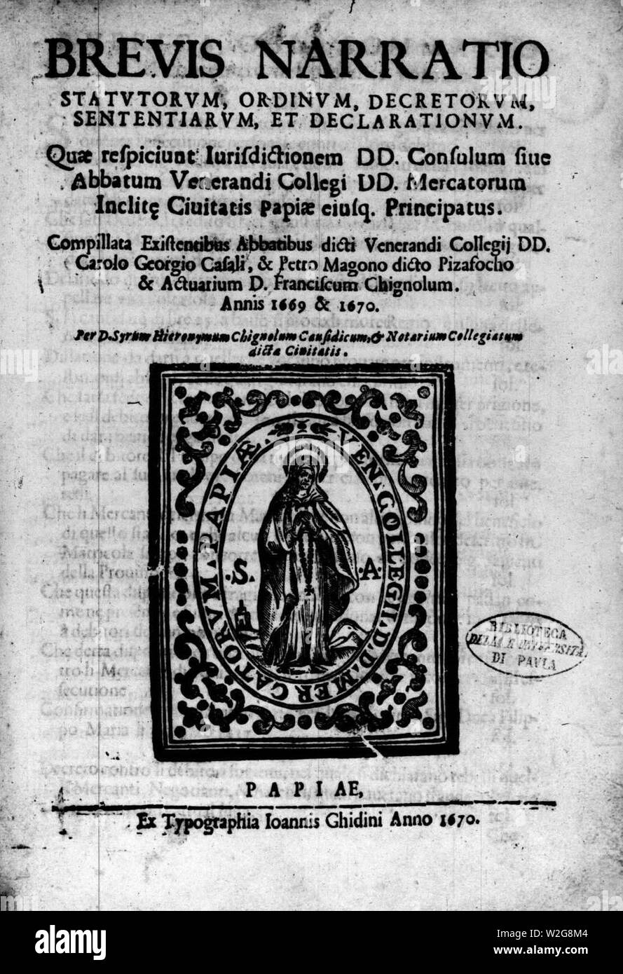 Brevis narratio hi-res stock photography and images - Alamy