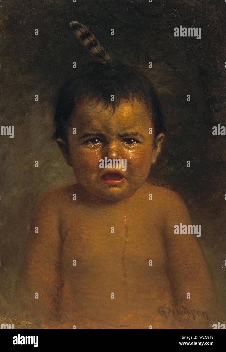 Vintage child crying hi-res stock photography and images - Alamy