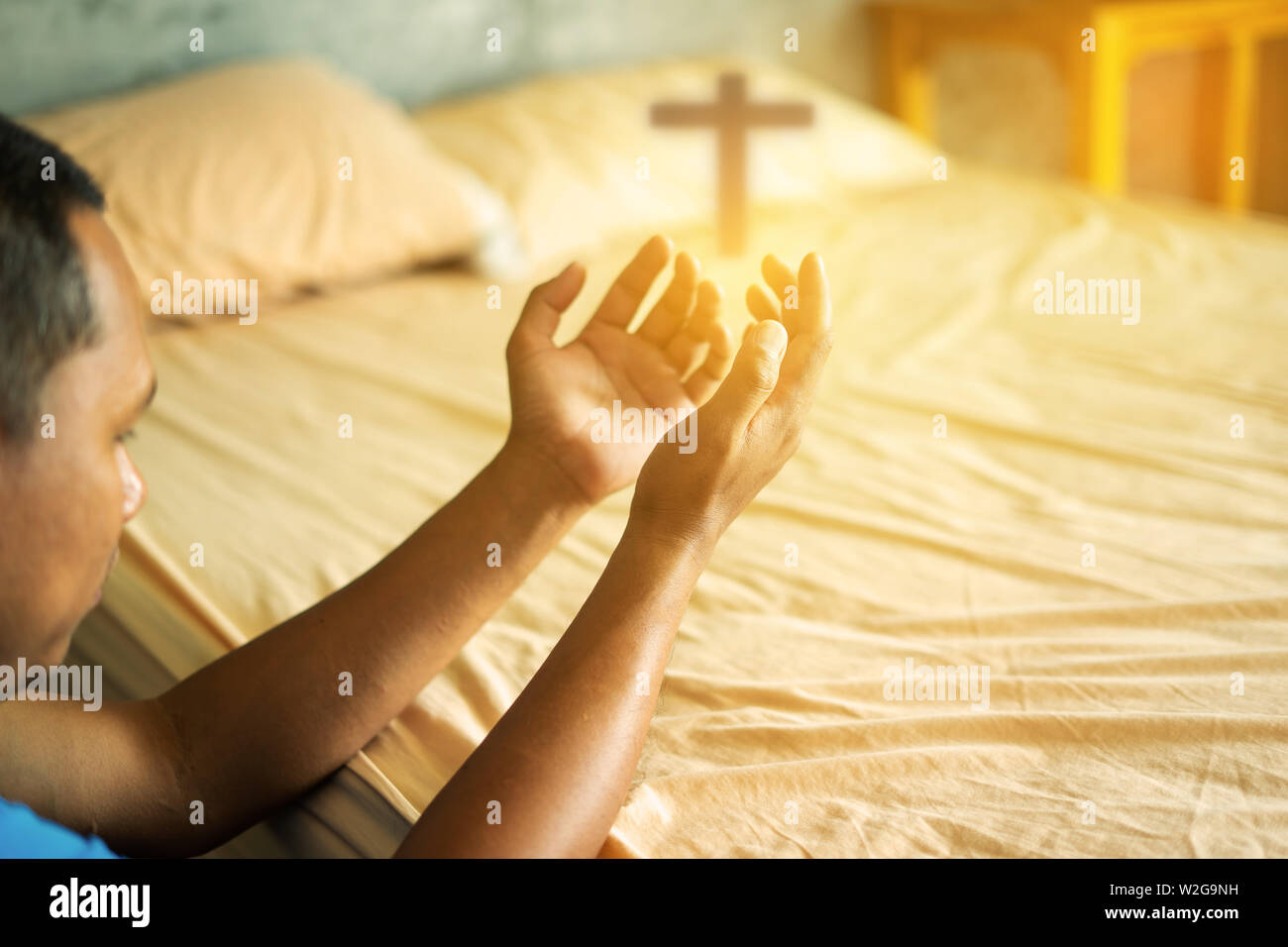 Helping hands of god hi-res stock photography and images - Alamy