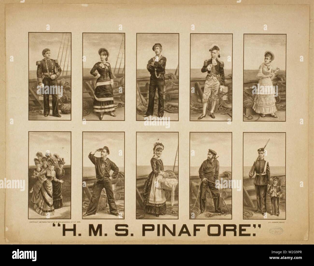 Children's H.M.S. Pinafore Cast Stock Photo - Alamy