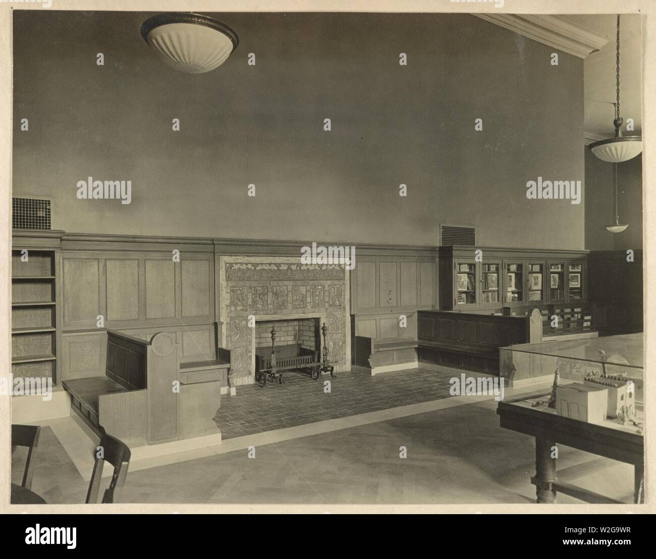 Children's room of the Detroit Public Library Stock Photo - Alamy