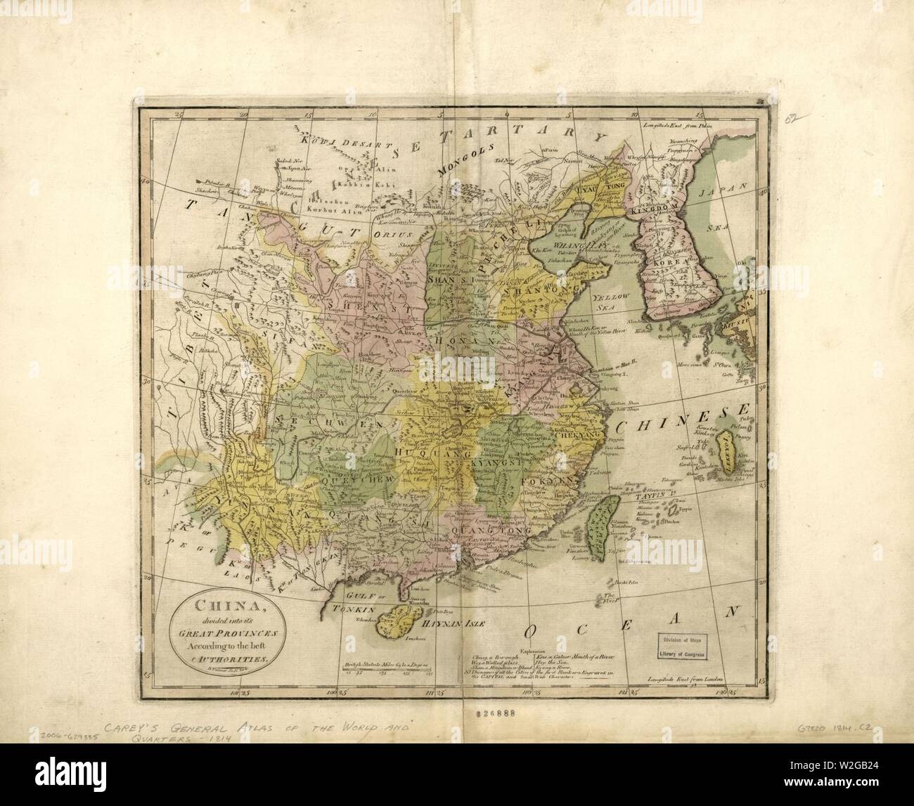 China divided into its great provinces according to the best ...