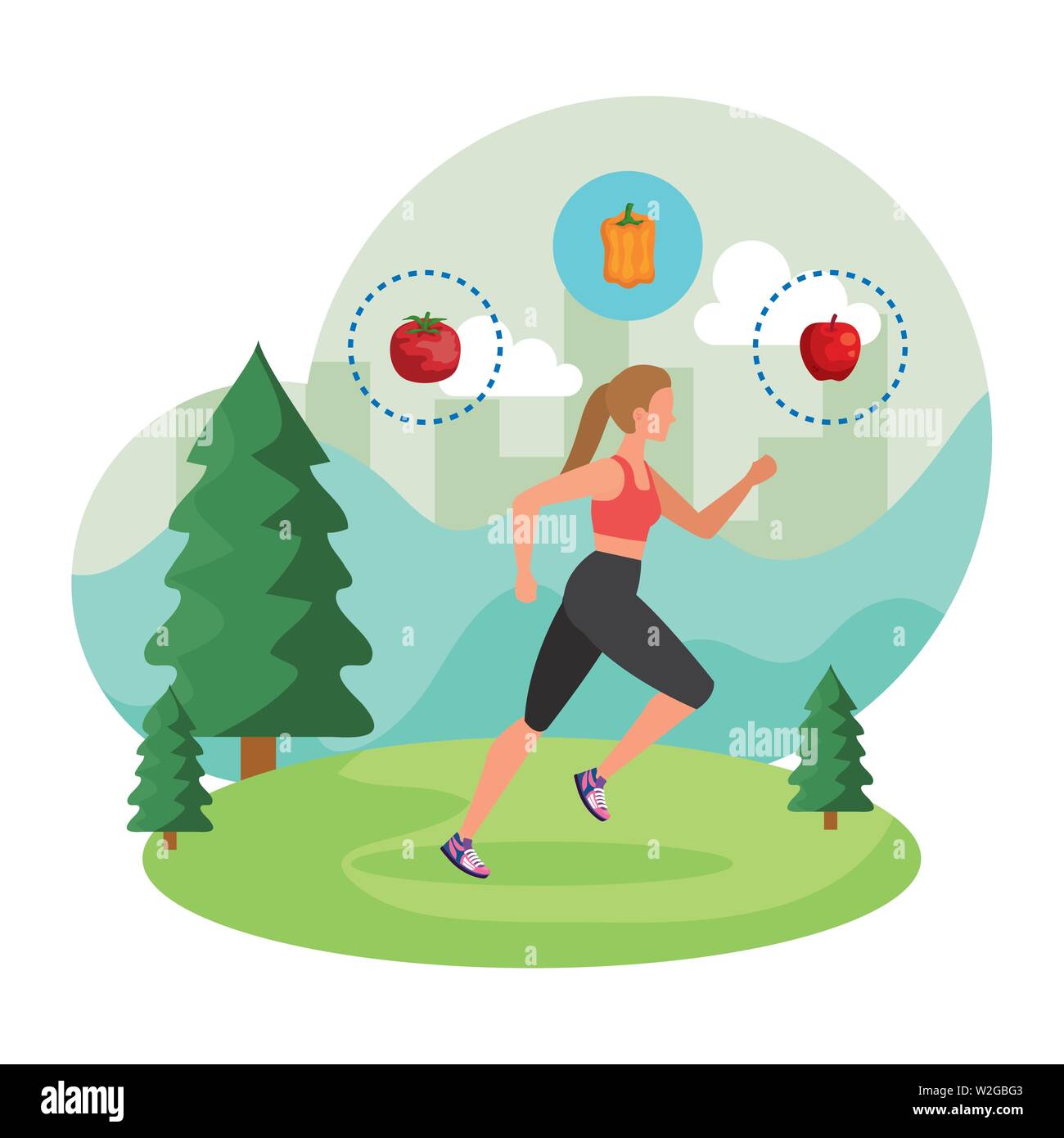 Wellness scenic Stock Vector Images - Alamy