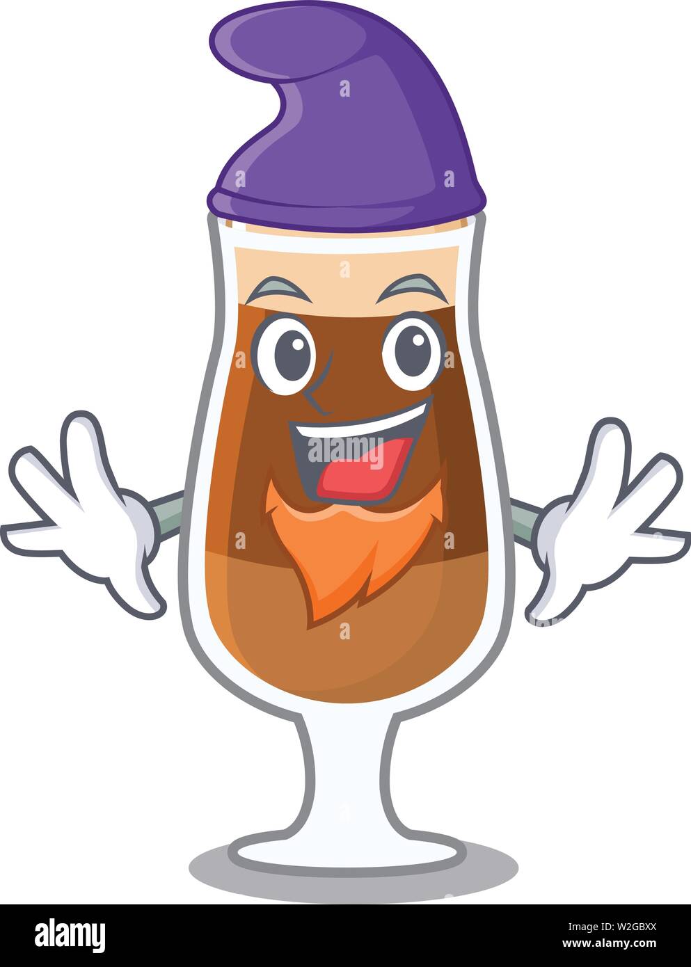 Elf americano cafe served in character glasses Stock Vector Image & Art ...