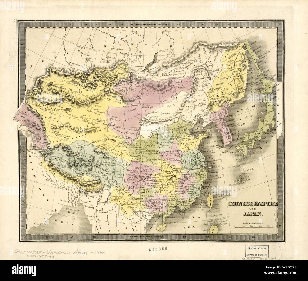 Chinese empire and Japan Stock Photo - Alamy