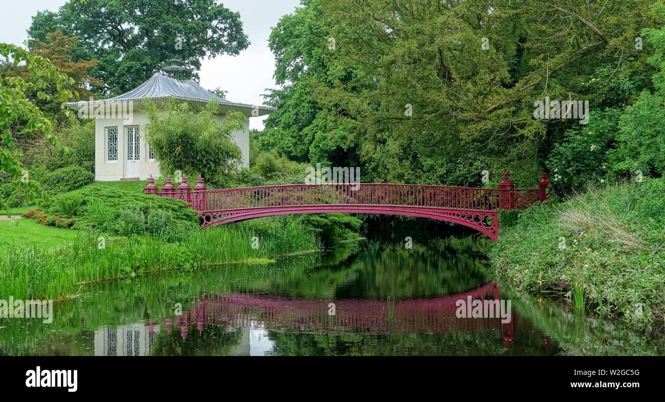 Chinese House, Shugborough Estate - Staffordshire, England Stock Photo ...