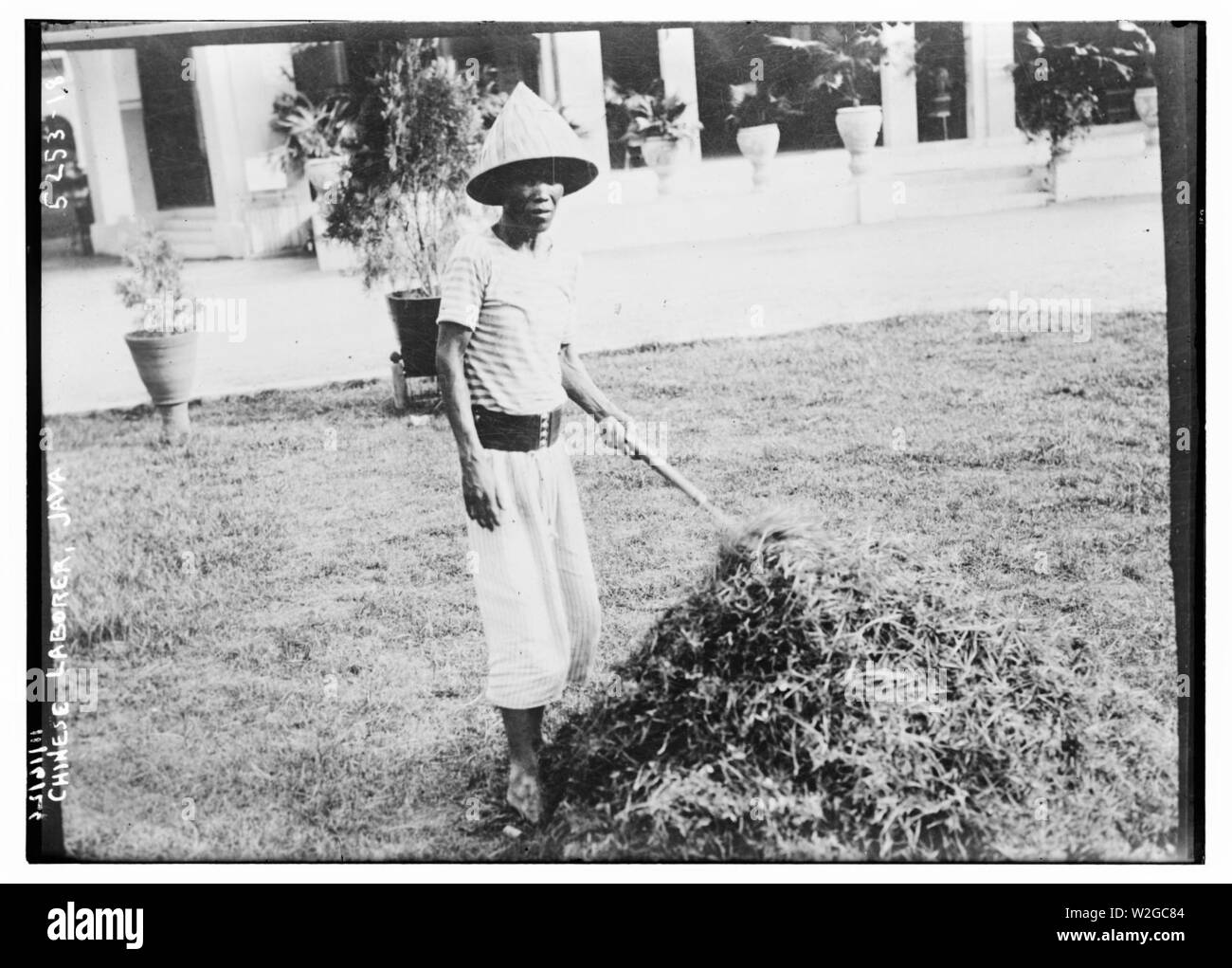 Chinese laborer, Java Stock Photo - Alamy