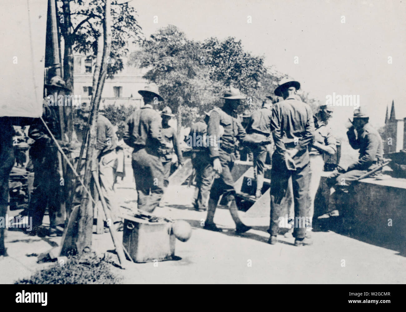 Military operations in France ca. 1917-1918 Stock Photo - Alamy