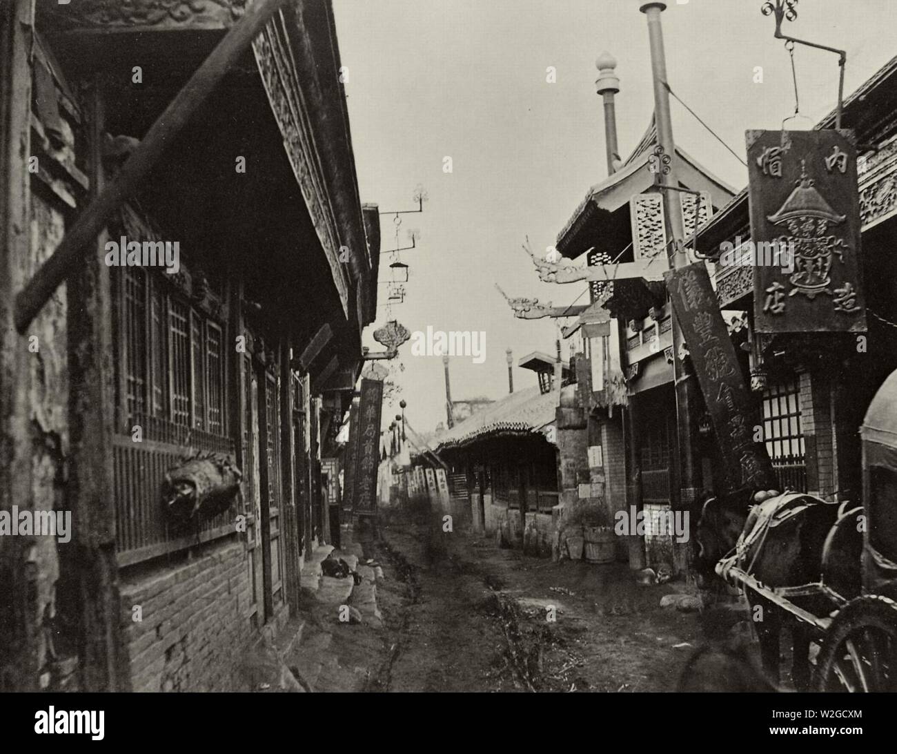 Chinesischer Photograph um 1860 - Peking Stock Photo - Alamy