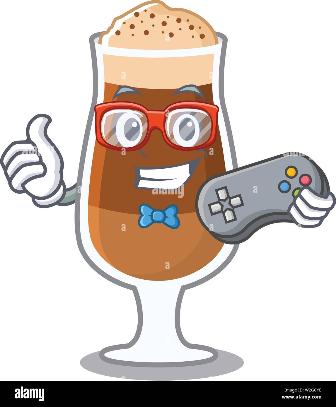 Gamer americano cafe in a cartoon bottle Stock Vector Image & Art - Alamy