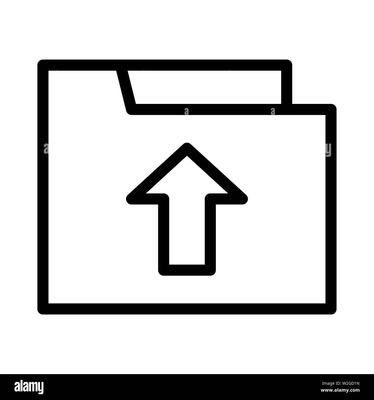 upload folder icon. flat illustration of upload folder vector icon for ... upload folder icon. flat illustration of upload folder vector icon for ...