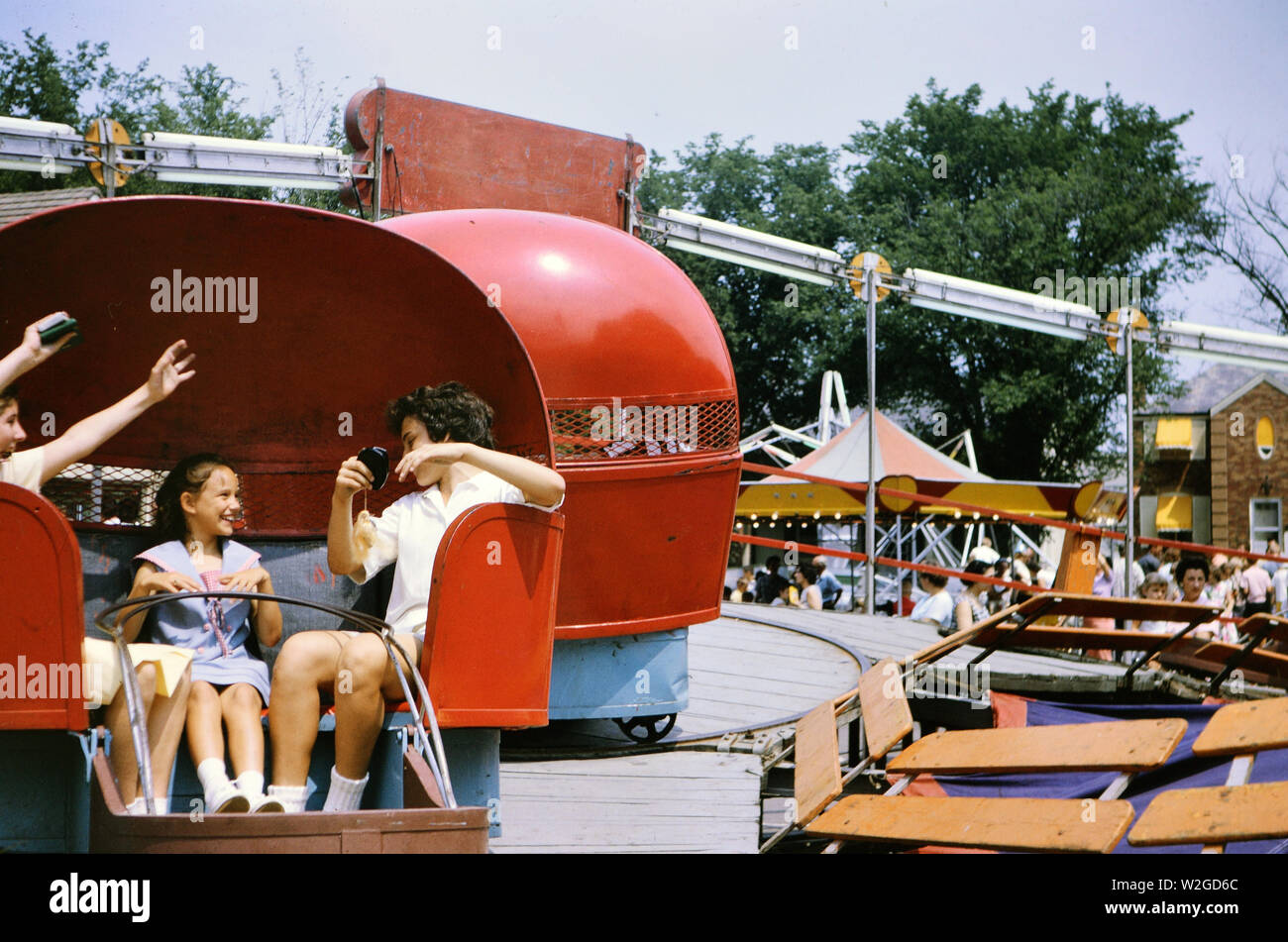 1960s amusement park rides hi-res stock photography and images - Alamy