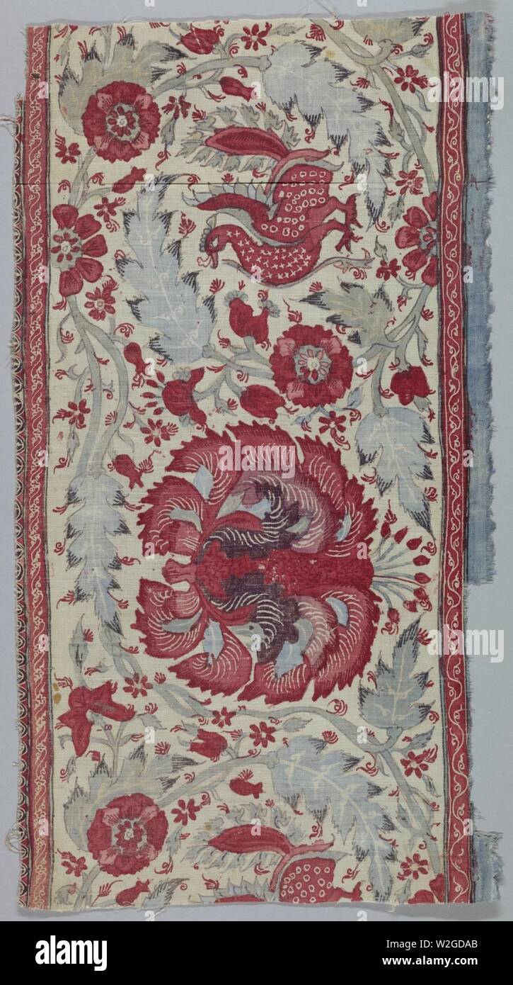 Chintz Border (India), ca. 1800 Stock Photo - Alamy