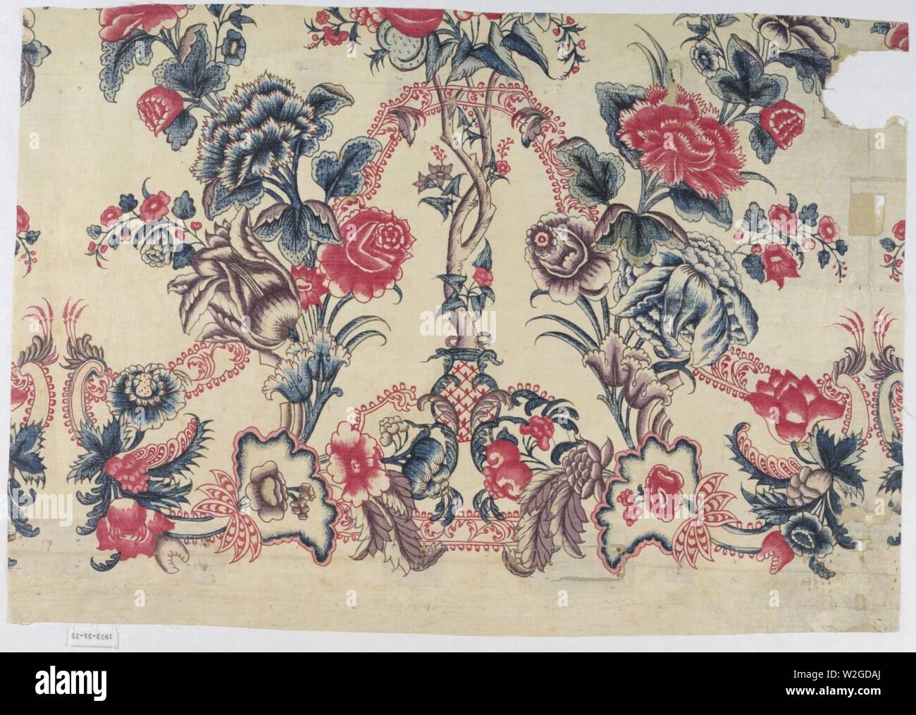 Chintz Border (India), 18th century Stock Photo - Alamy
