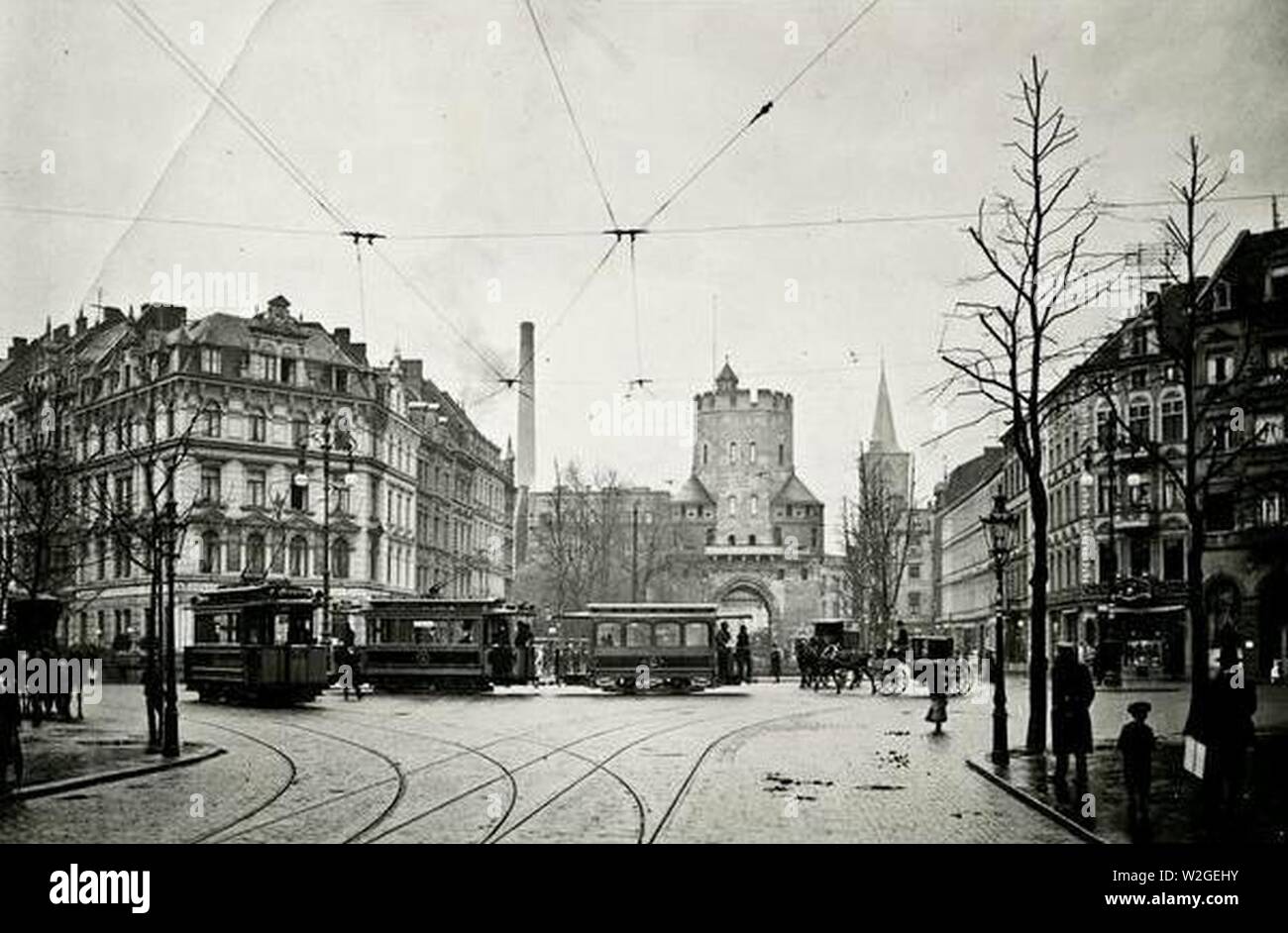 Chlodwigplatz Koeln 1904 Stock Photo - Alamy