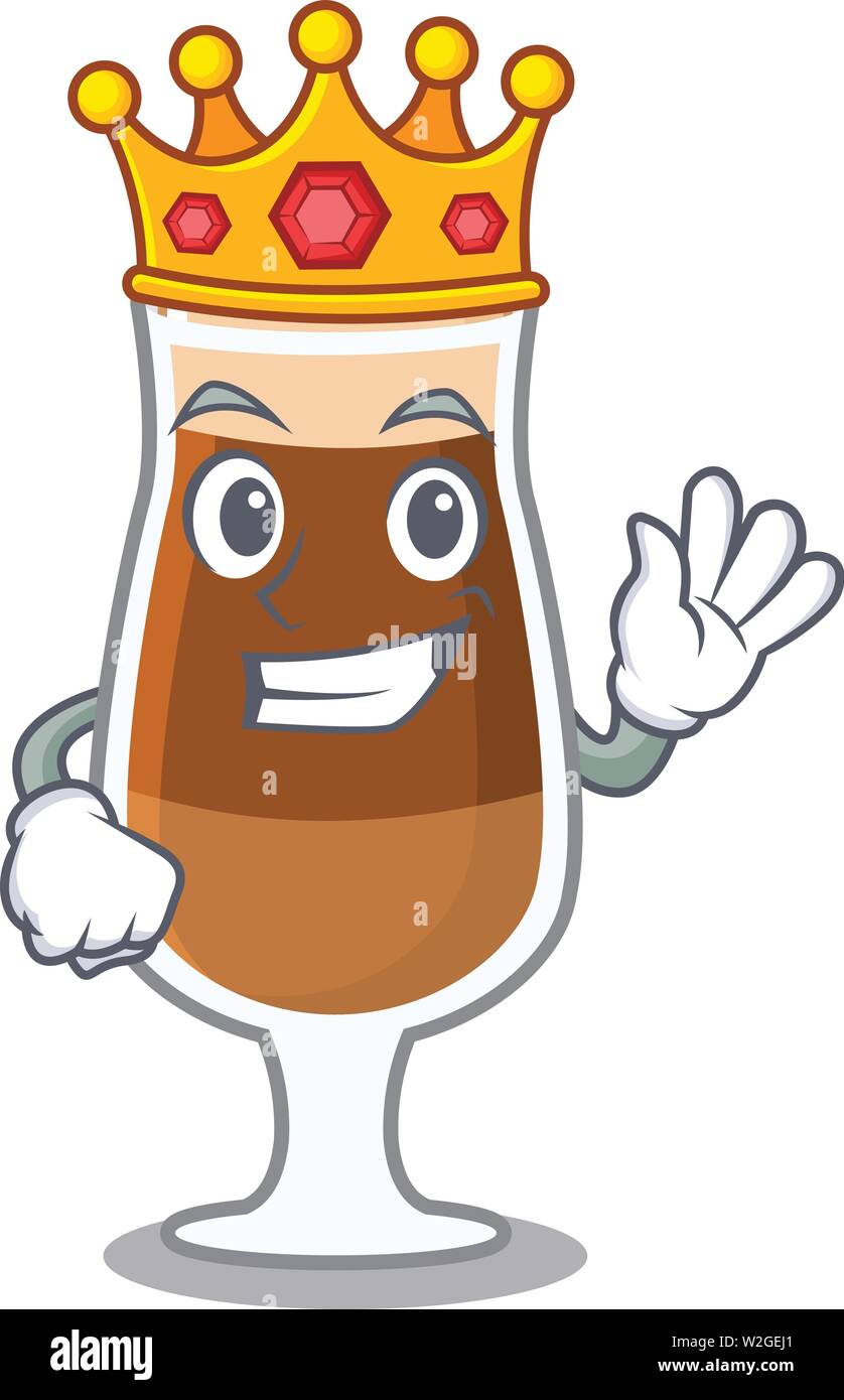 King americano cafe in the cartoon shape Stock Vector Image & Art - Alamy