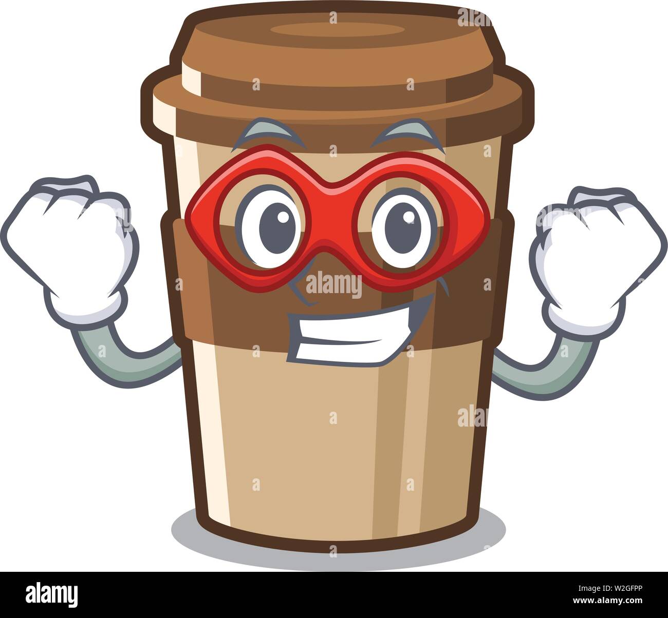 Super hero espresso isolated with in the cartoon Stock Vector Image ...