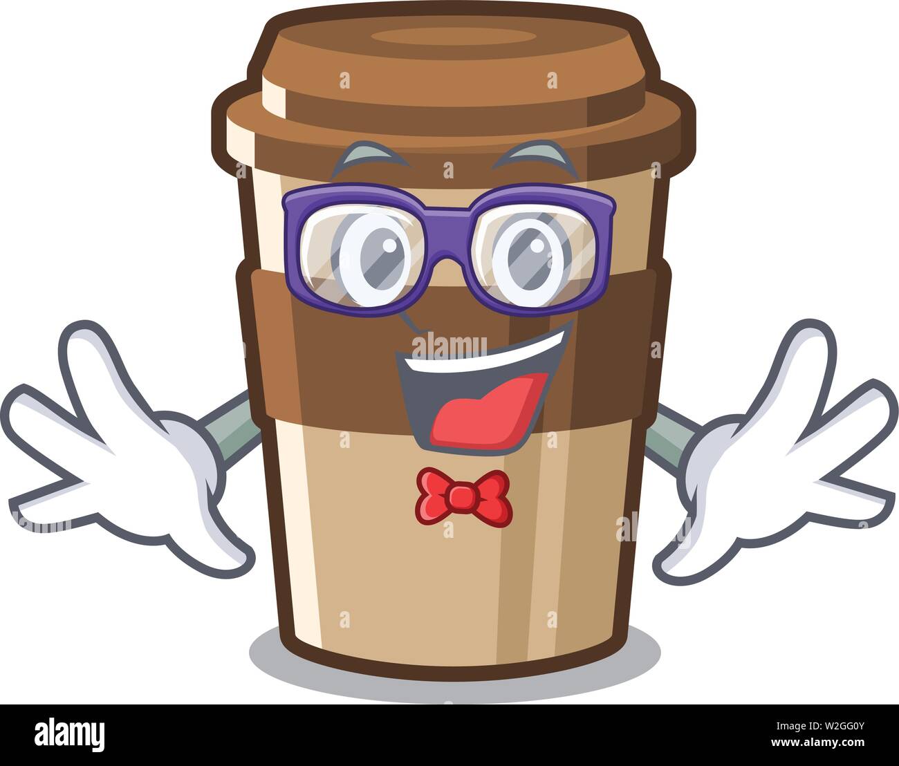 Geek espresso isolated with in the cartoon Stock Vector Image & Art - Alamy