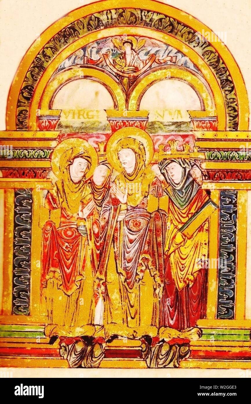 The benedictional of st æthelwold c hi-res stock photography and images ...