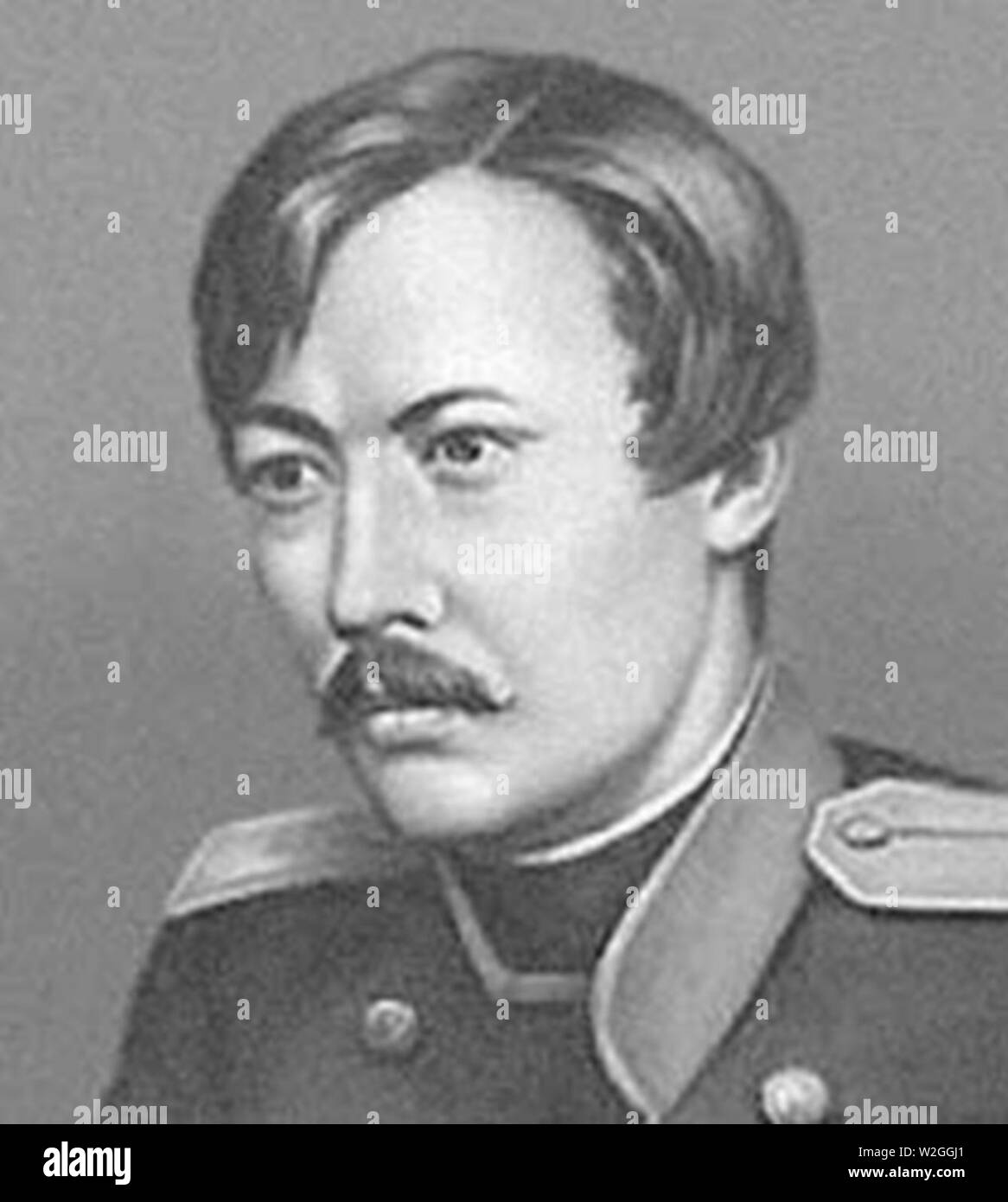 Chokan Valikhanov portrait Stock Photo - Alamy