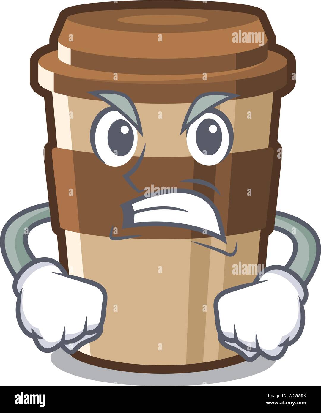 Angry espresso poured in the character bottle Stock Vector Image & Art ...