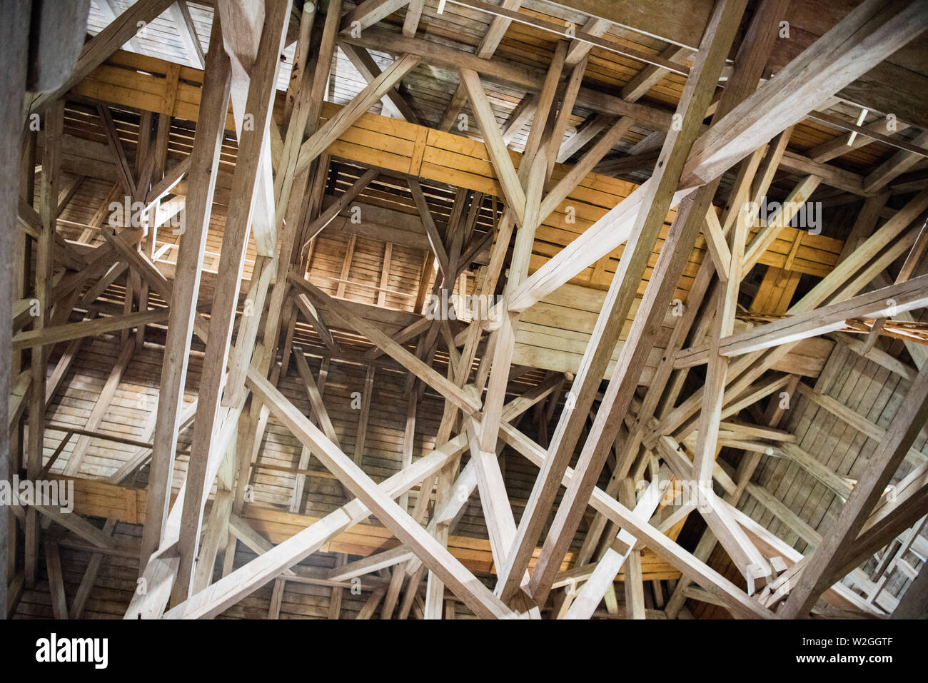 Architecture Brick Wall Wooden Beam High Resolution Stock Photography ...