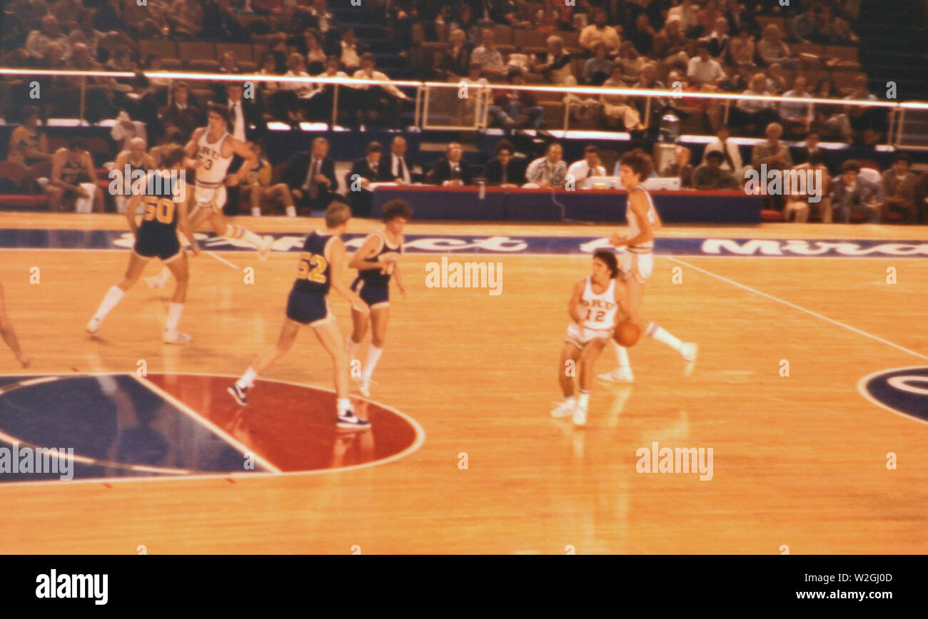 Oral Roberts University Titans playing a basketball game against an ...