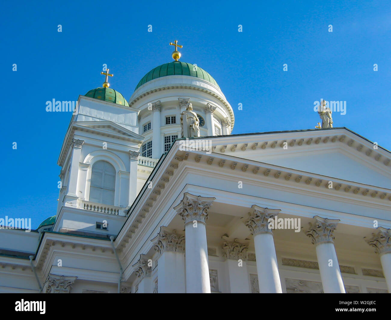Helsinki Cathedral dominates the urban landscape and is the symbol of ...