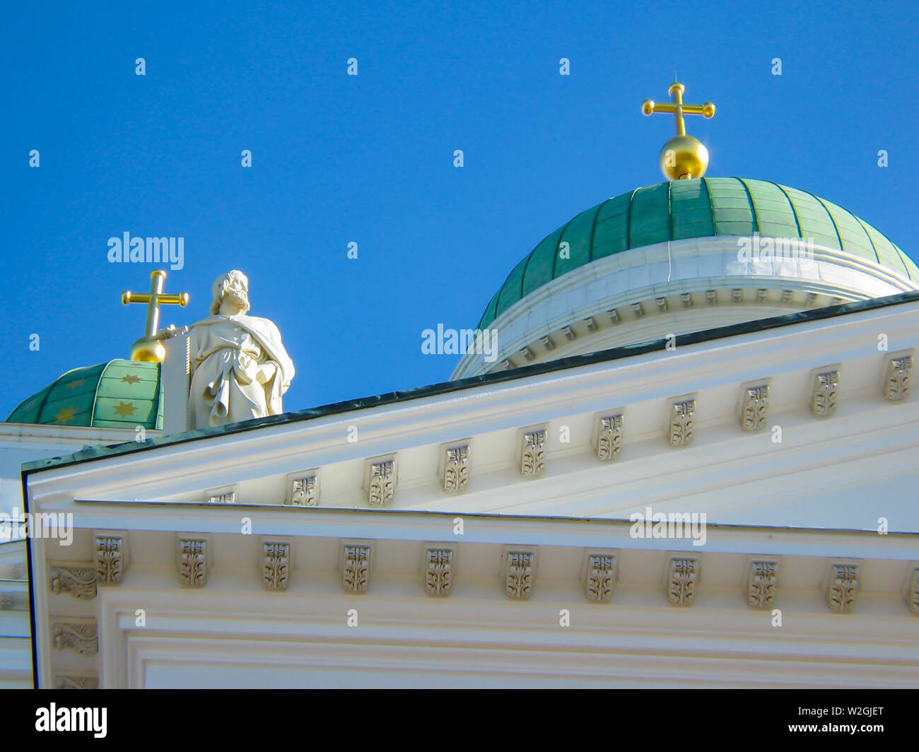Helsinki Cathedral dominates the urban landscape and is the symbol of ...