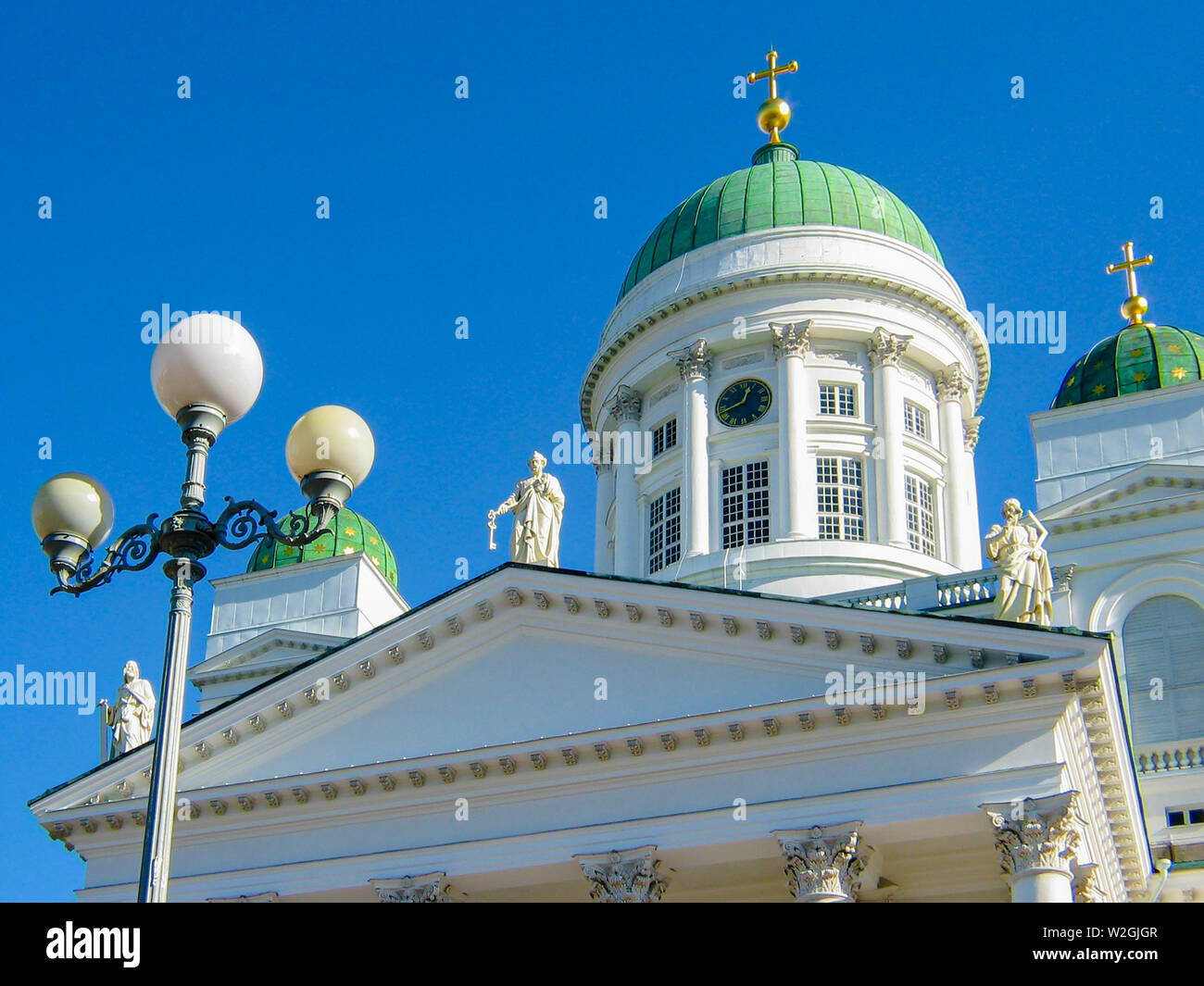 Helsinki Cathedral dominates the urban landscape and is the symbol of ...